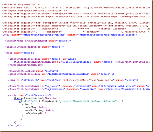 The SharePoint Geek: SharePoint Blog Site, CKS:EBE and Video Streaming